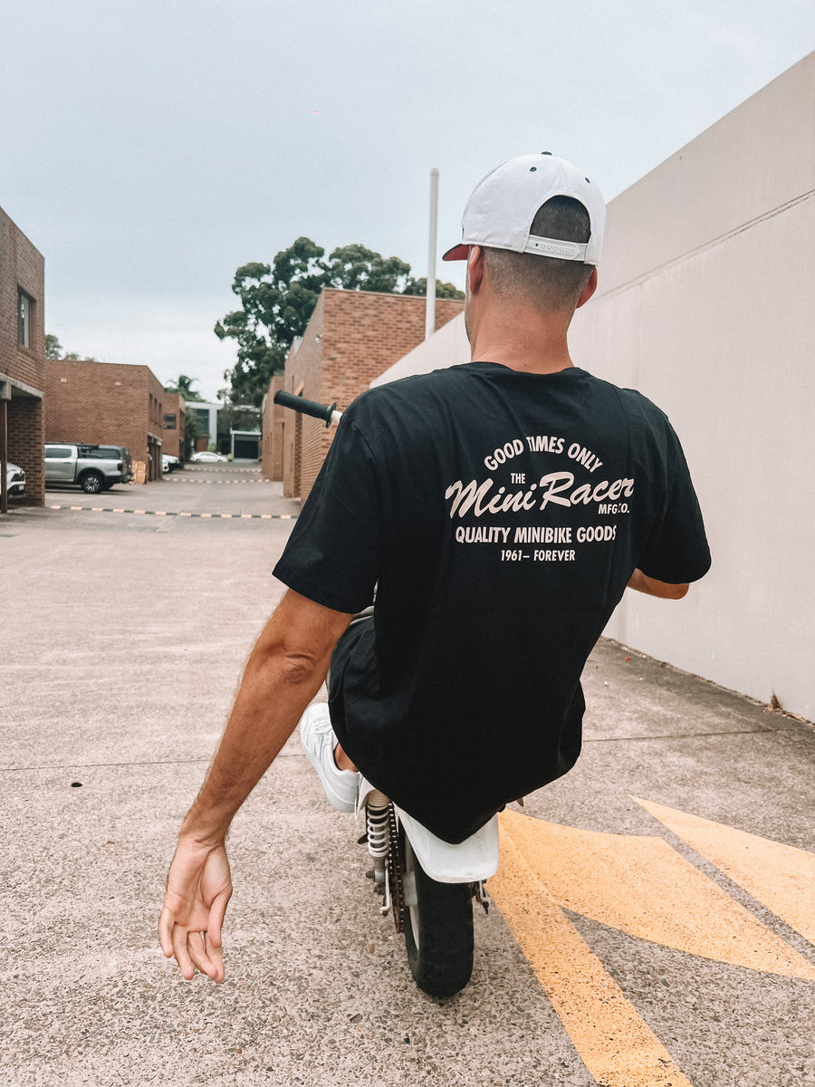 MiniRacer MFG Crest T-Shirt – MiniRacer.com.au