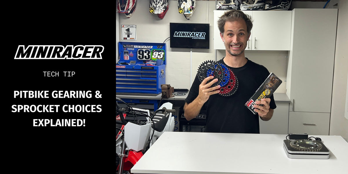 TECH TIP: PITBIKE GEARING AND SPROCKET CHOICES EXPLAINED – MiniRacer.com.au